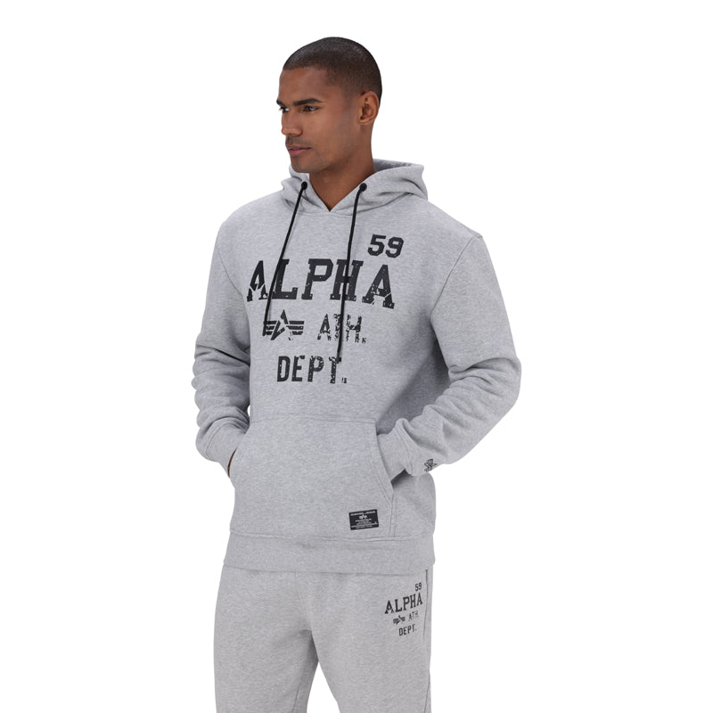 Alpha Athletic Department Hoody - Melange – Alpha Industries
